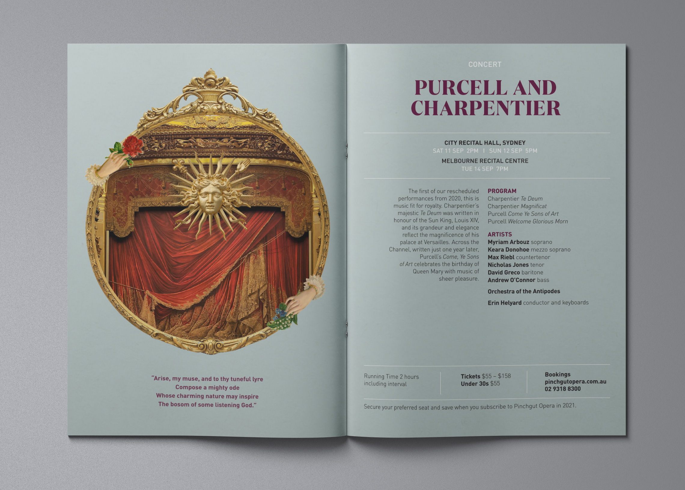 PINCHGUT OPERA 2021 SEASON – Belinda Rabe